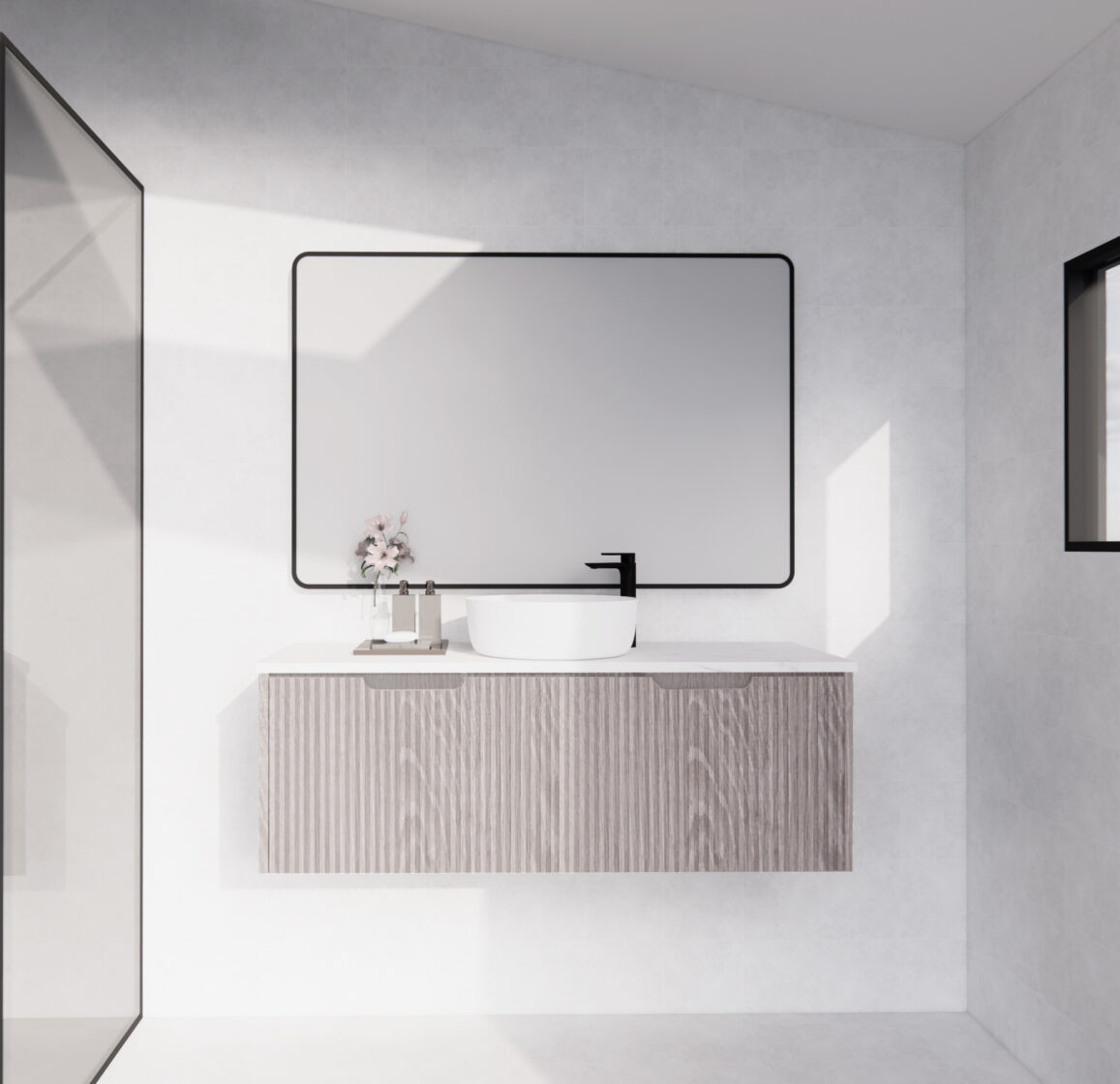 RIVA VIENNA WHITE OAK 1200MM SINGLE BOWL WALL HUNG VANITY | Austpek Bathrooms