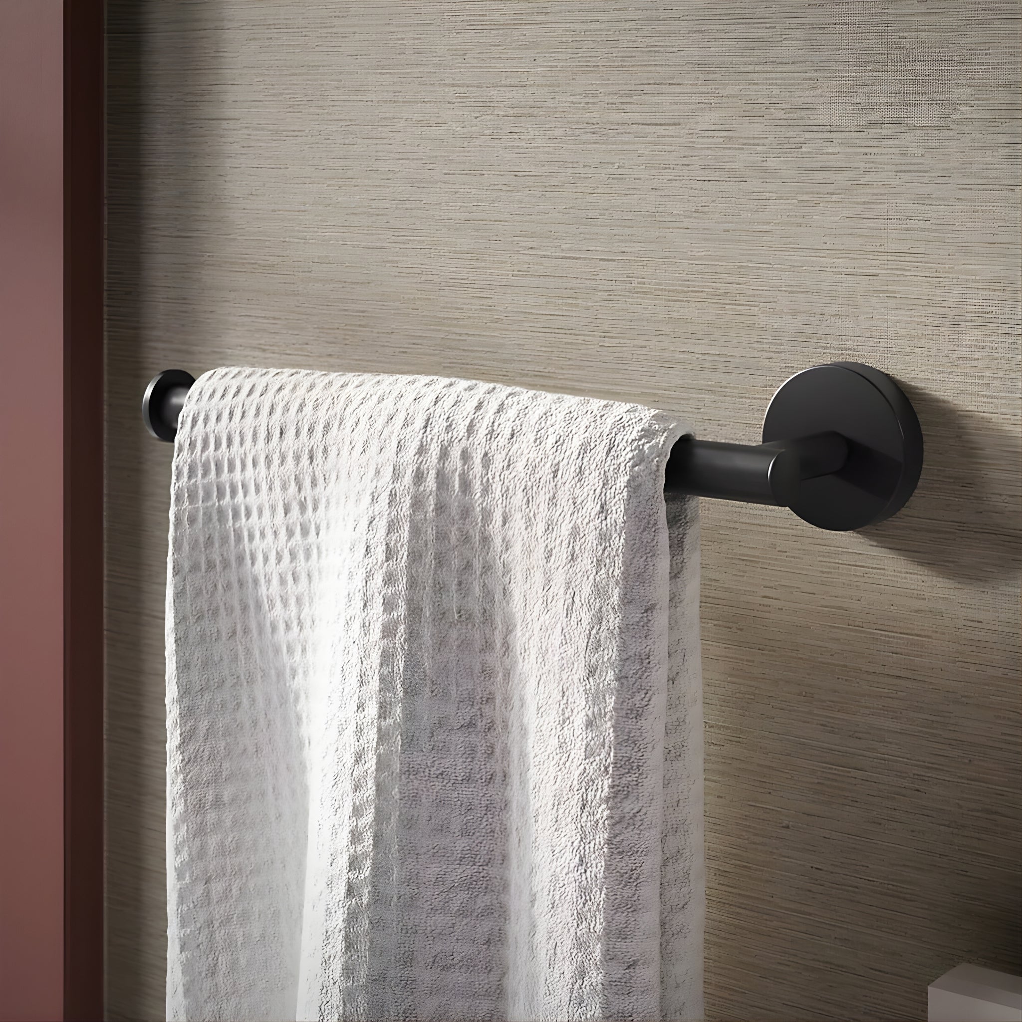 KOHLER ELATE TOWEL ARM 232MM MATTE BLACK | Austpek Bathrooms