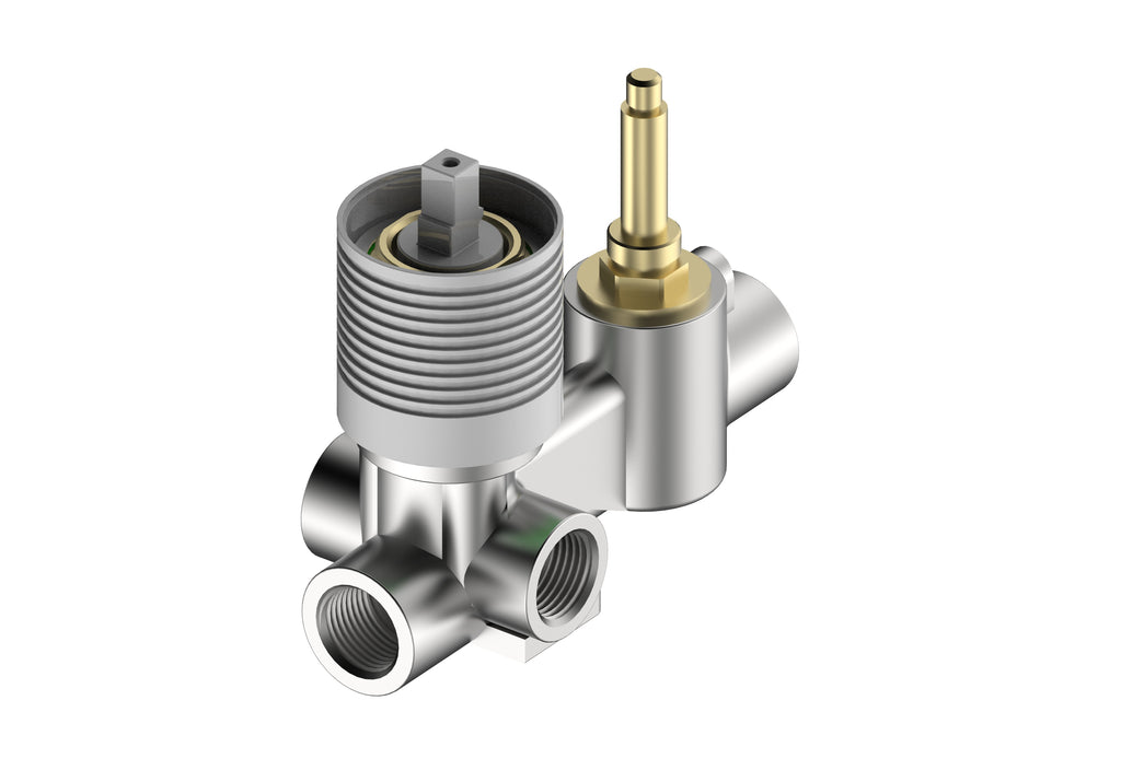 IKON SORA SS WALL MIXER WITH DIVERTER TRIM KIT WITH BODY GUN METAL ...