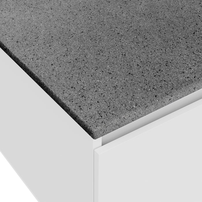 FIENZA MOONSCAPE RECTANGULAR SOLID SURFACE BENCHTOP (AVAILABLE IN 600MM, 750MM, 900MM, 1200MM ...
