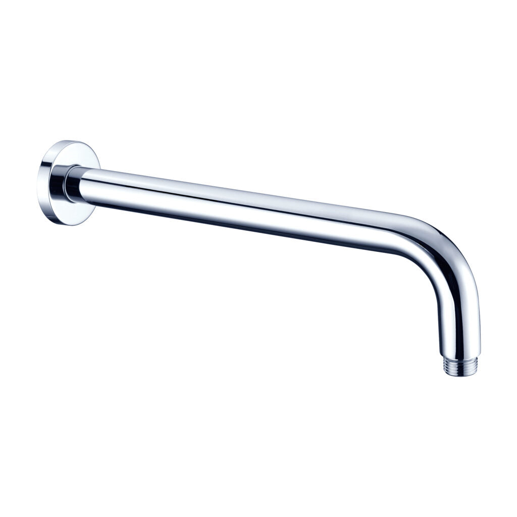 NERO ROUND SHOWER ARM CHROME (AVAILABLE IN 330MM AND 500MM) | Austpek ...