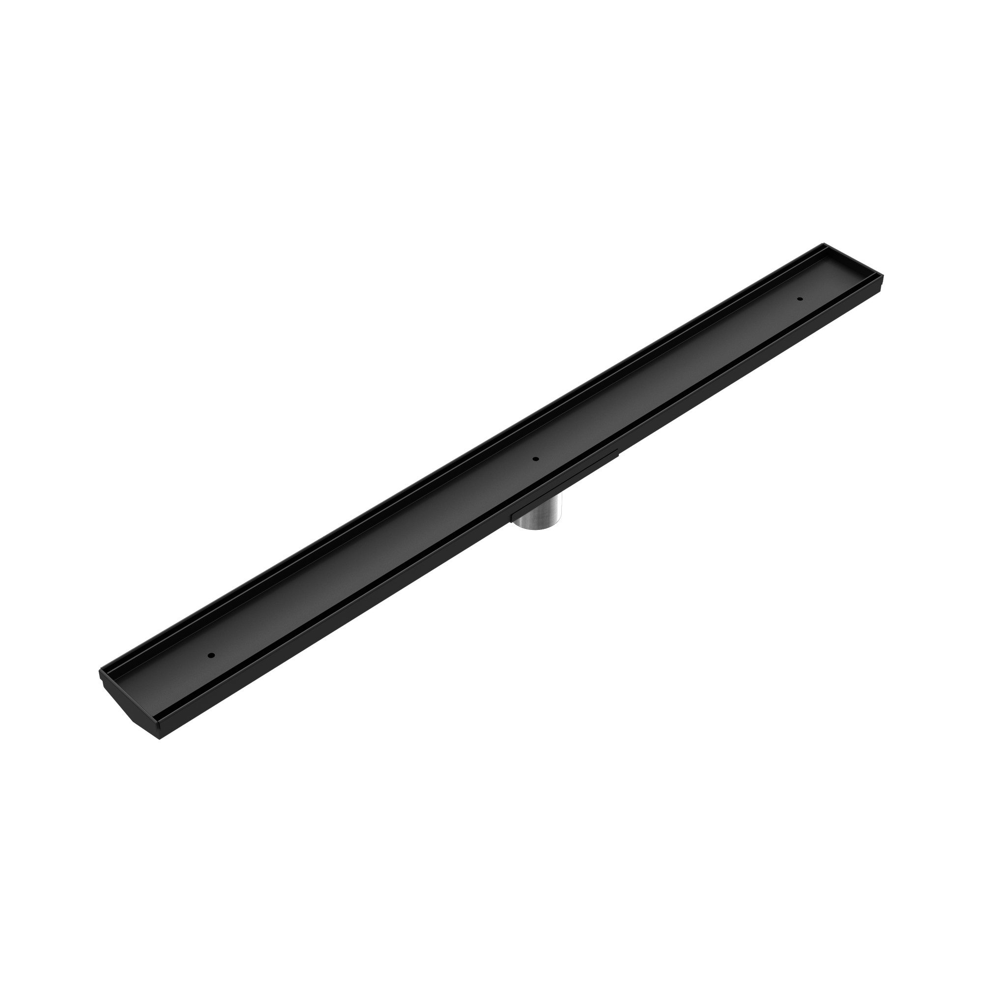 NERO V CHANNEL TILE INSERT FLOOR GRATE 900MM MATTE BLACK | Austpek ...