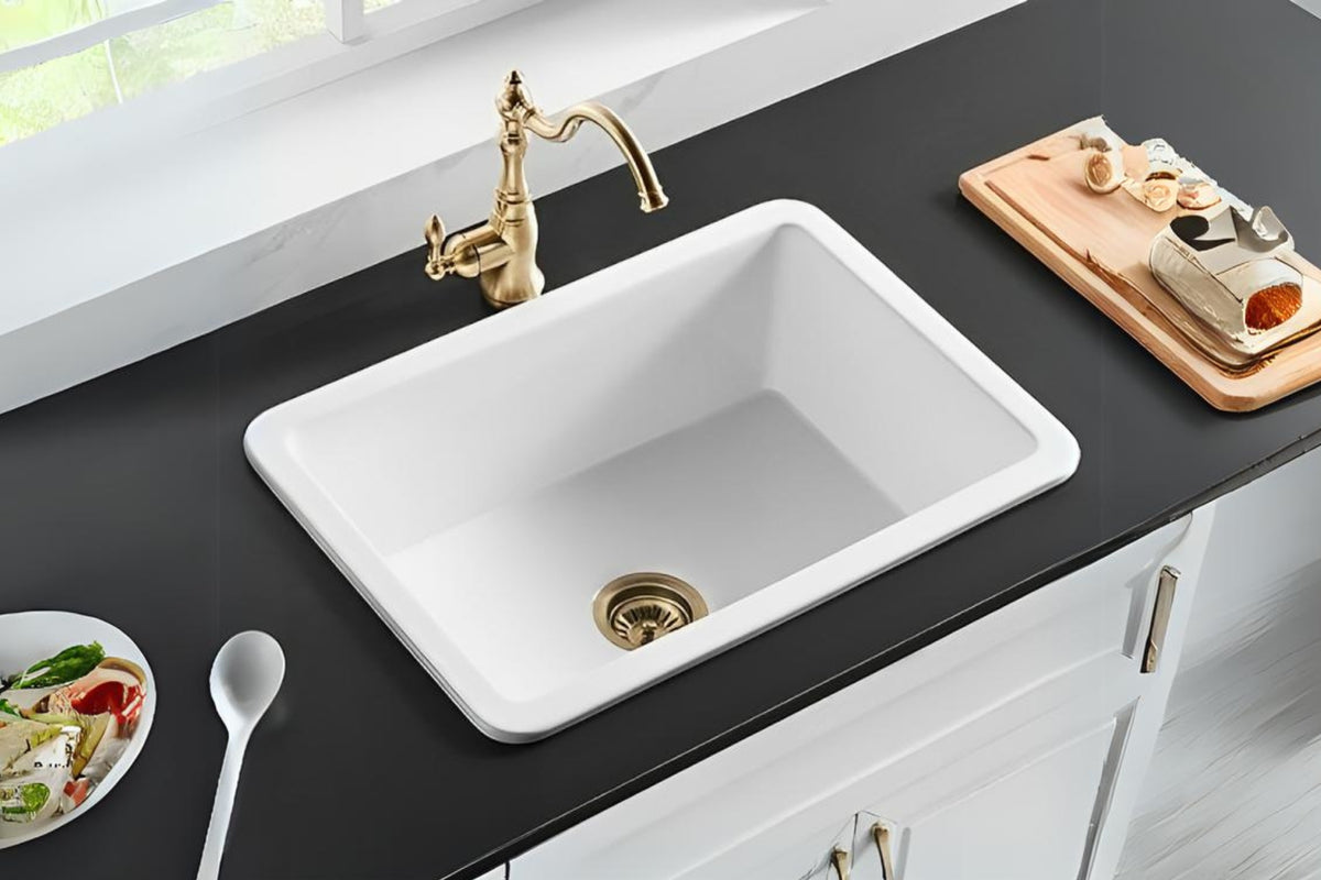 SEIMA LIMNI 450 INSET BASIN WITH OVERFLOW GLOSS WHITE 450MM | Austpek ...