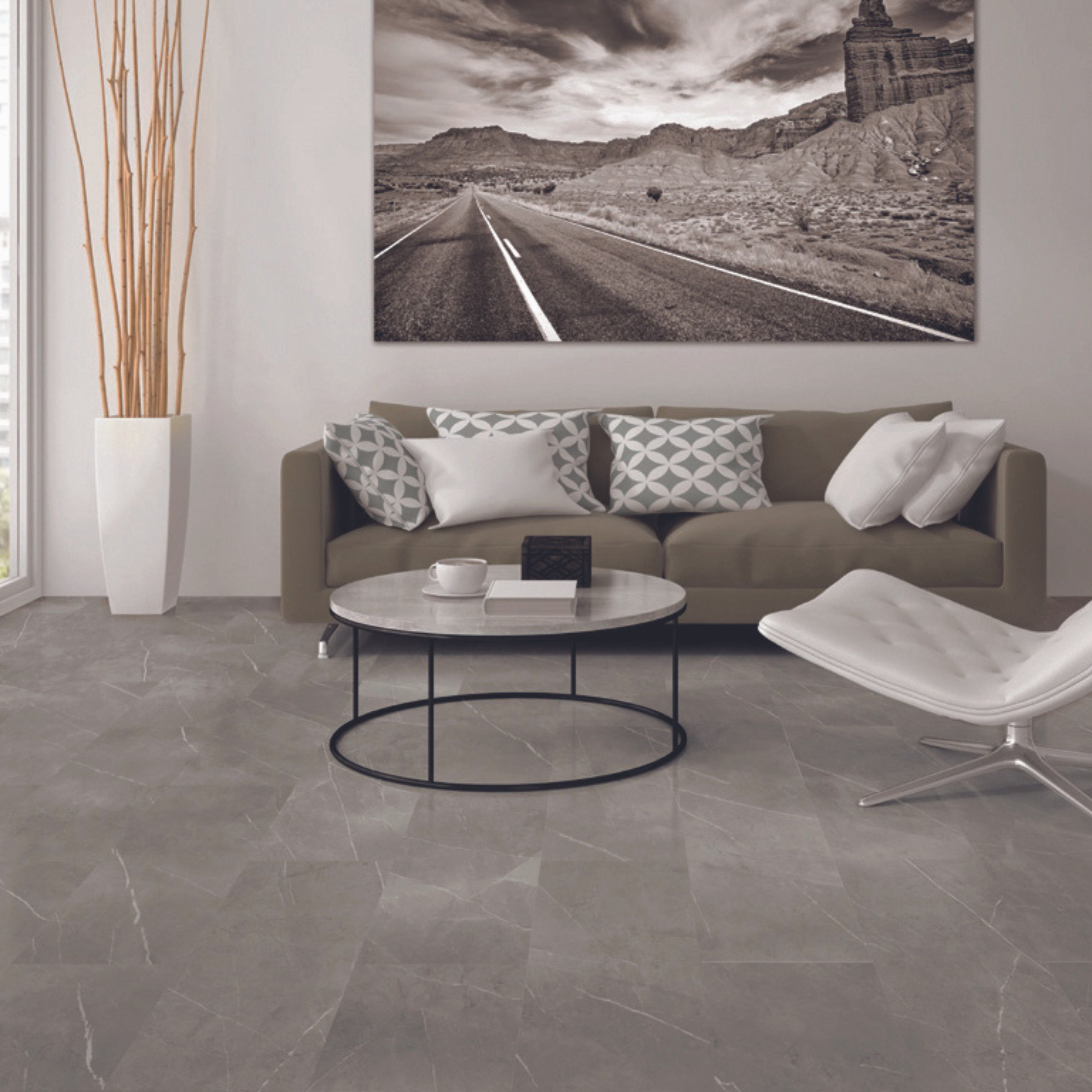 EVERSTONE SUPERB MARBLE PIETRA FOG NATURAL 600X300MM RECTANGULAR TILE ...