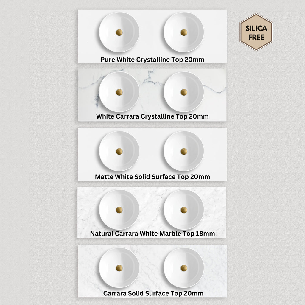 RIVA VIENNA AMERICAN OAK 1500MM DOUBLE BOWL WALL HUNG VANITY | Austpek Bathrooms