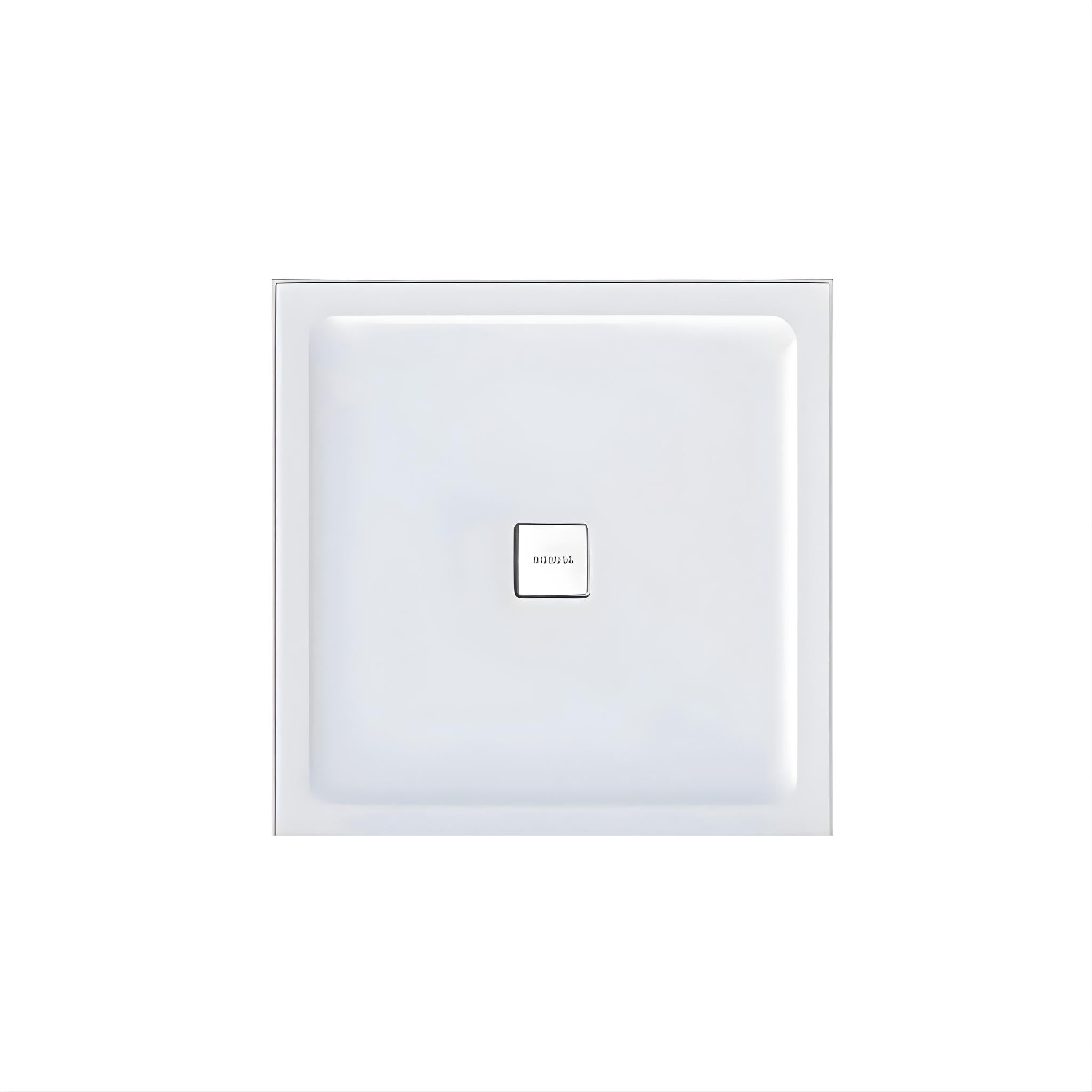DECINA LUNA CENTRE WASTE SHOWER BASE GLOSS WHITE (AVAILABLE IN 900MM ...
