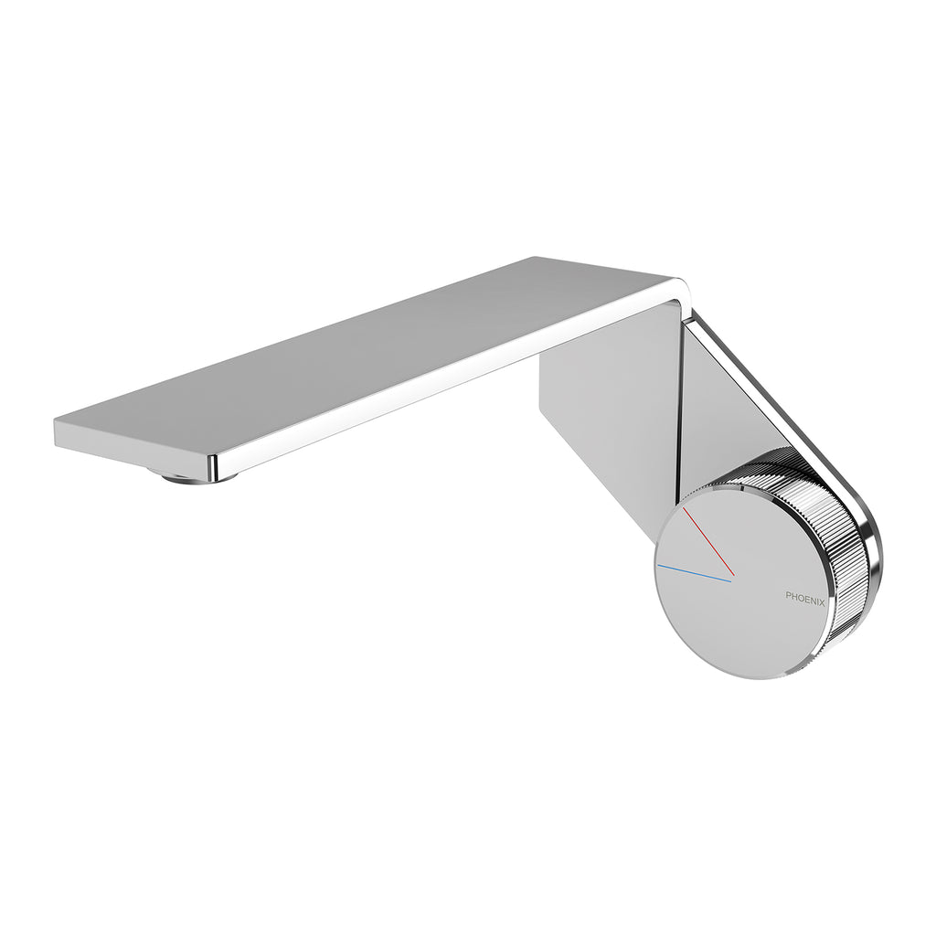 PHOENIX AXIA WALL BASIN / BATH MIXER SET 200MM CHROME | Austpek Bathrooms
