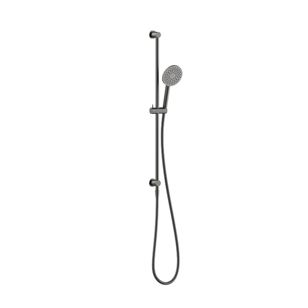 FELTON TATE AERLUX SINGLE SPRAY SLIDE SHOWER GUN METAL | Austpek Bathrooms