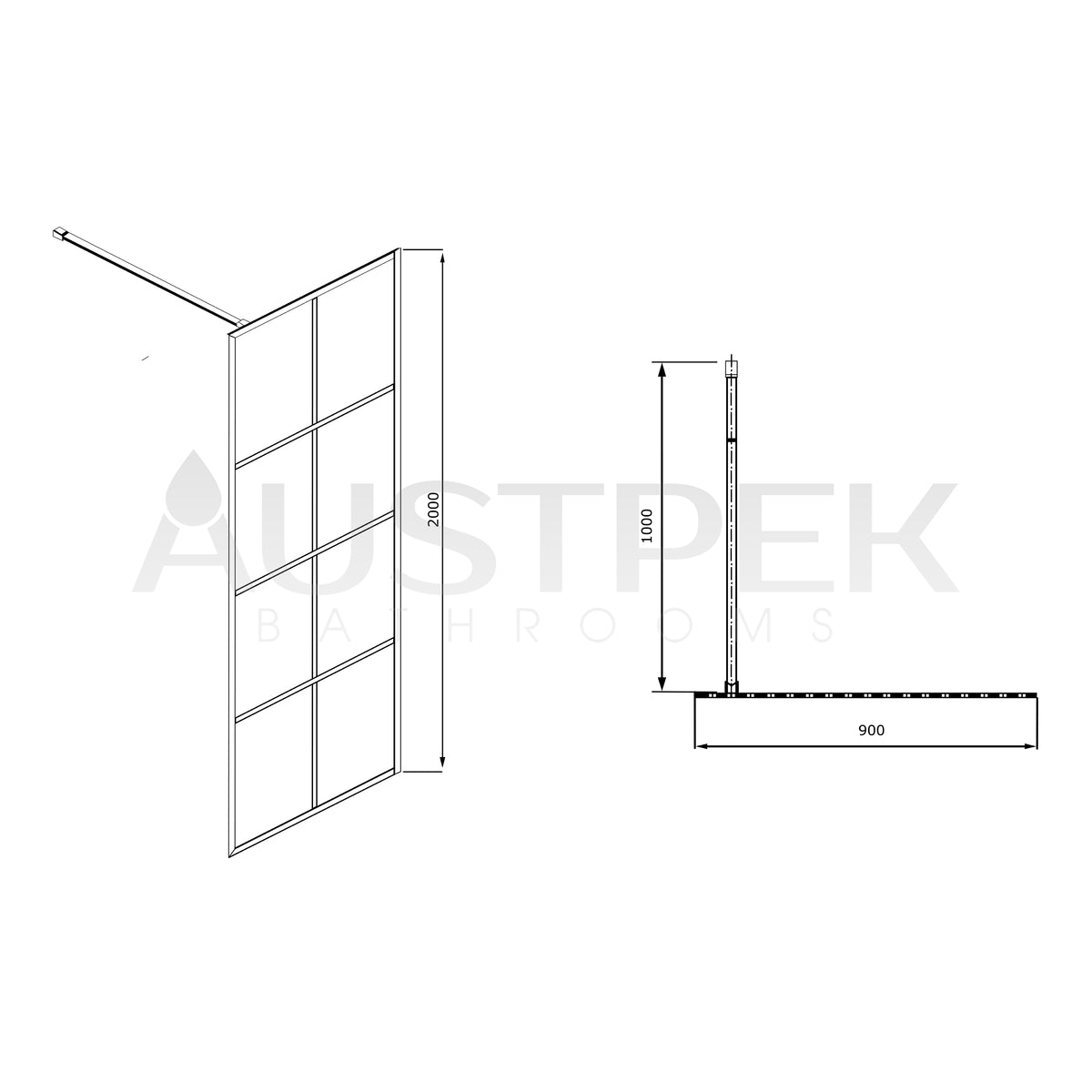 Luxury Framed Shower Screens: Framed Shower Screens Online Australia