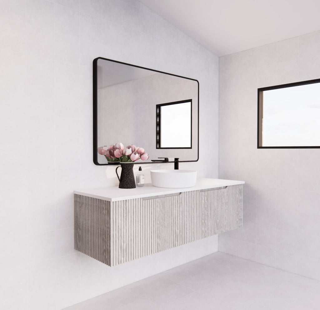 RIVA VIENNA WHITE OAK 1500MM SINGLE BOWL WALL HUNG VANITY | Austpek Bathrooms
